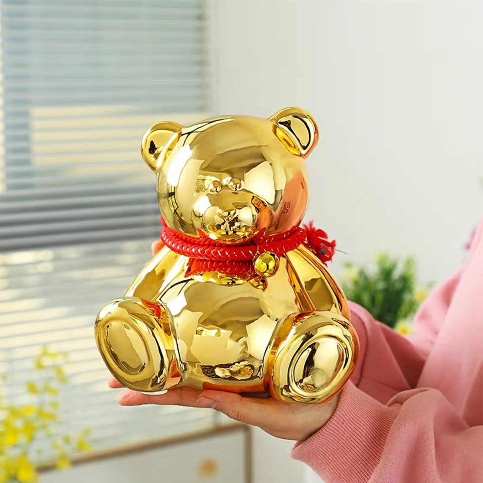 Snapklik.com : SOBEIT 74inch Ceramic Bear Piggy Bank For Kids & Adults ...