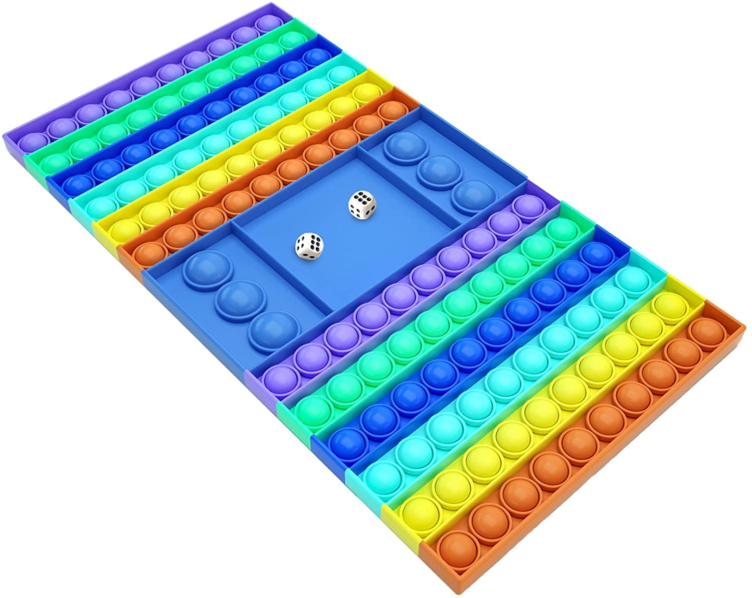 Buy Fidget Toys, Fidget Toy, Dual Player Push Rainbow Chess Board ...