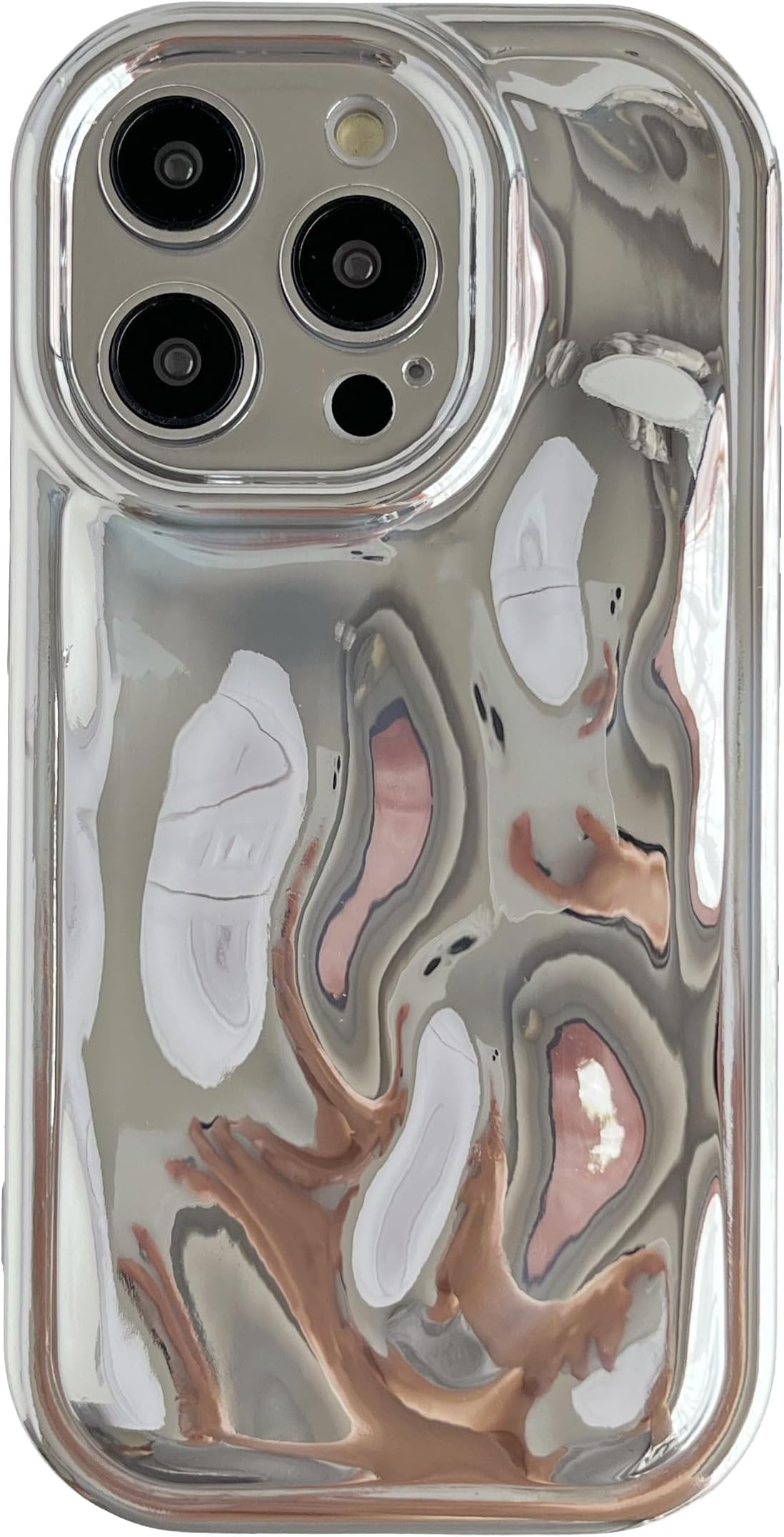 Amazon.com: Caseative for iPhone 14 Pro Case,Pleated Water Ripple ...