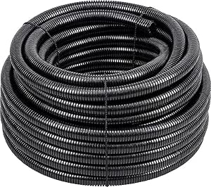 Meister Isolierrohr flexible Ausführung - 25 Meter - schwarz - 750 N (mittel) - M25 Gewinde ...