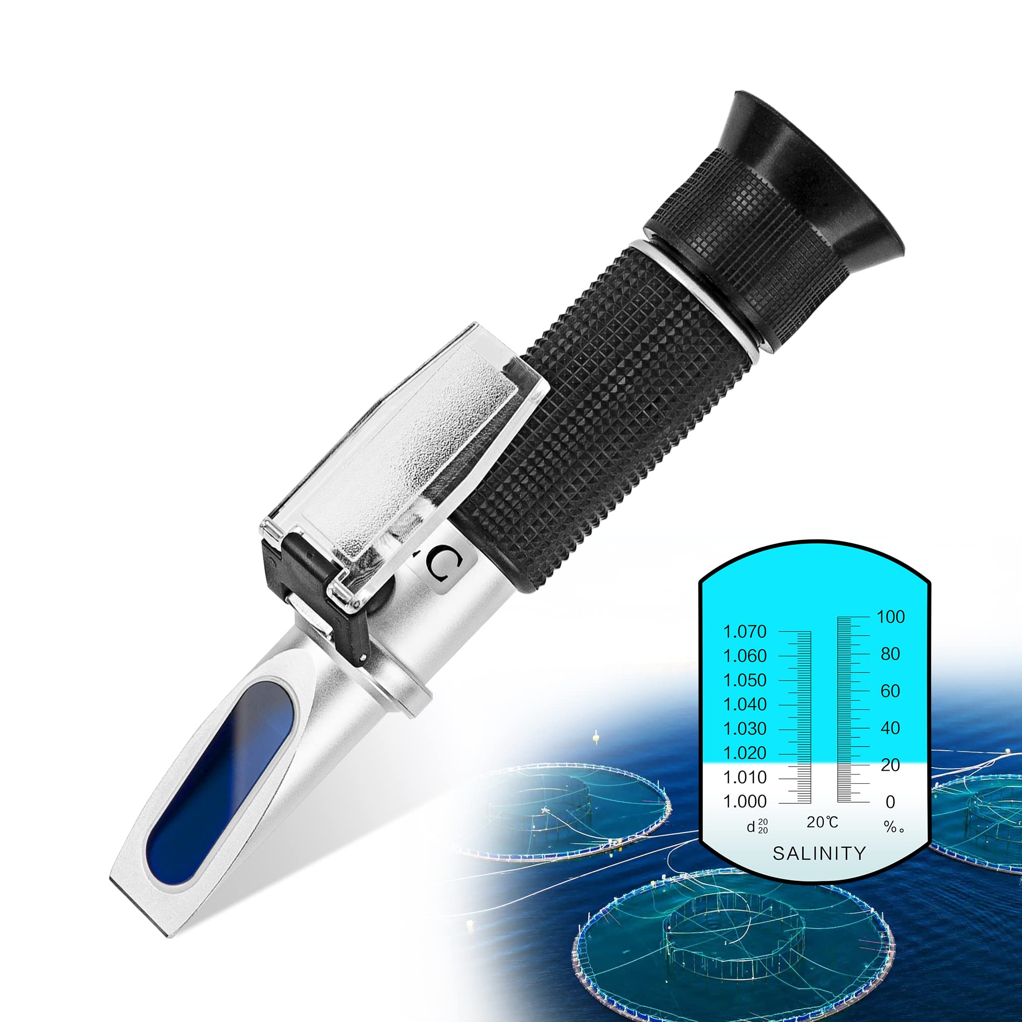 Snapklik.com : LACHOI Salinity Refractometer