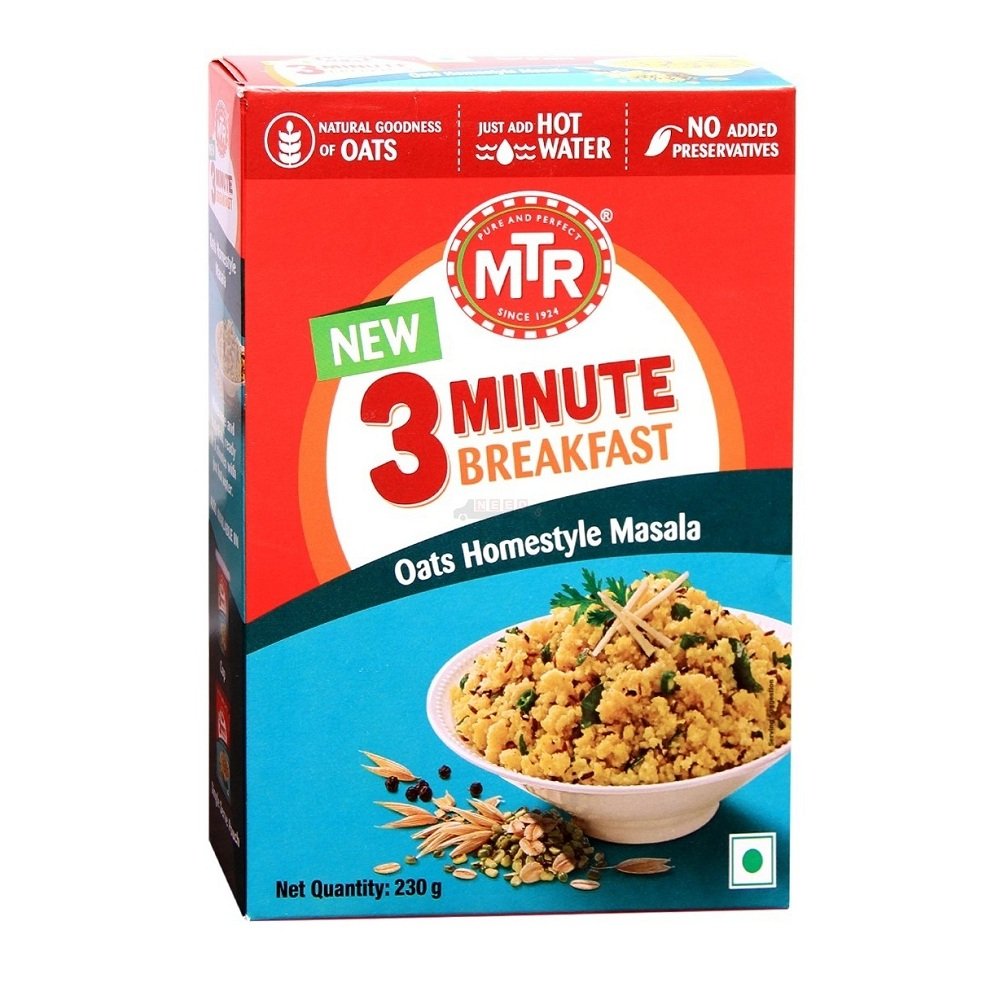 Amazon.com: MTR 3 Min Oats Homestyle Masala - 4 Pack : Grocery ...