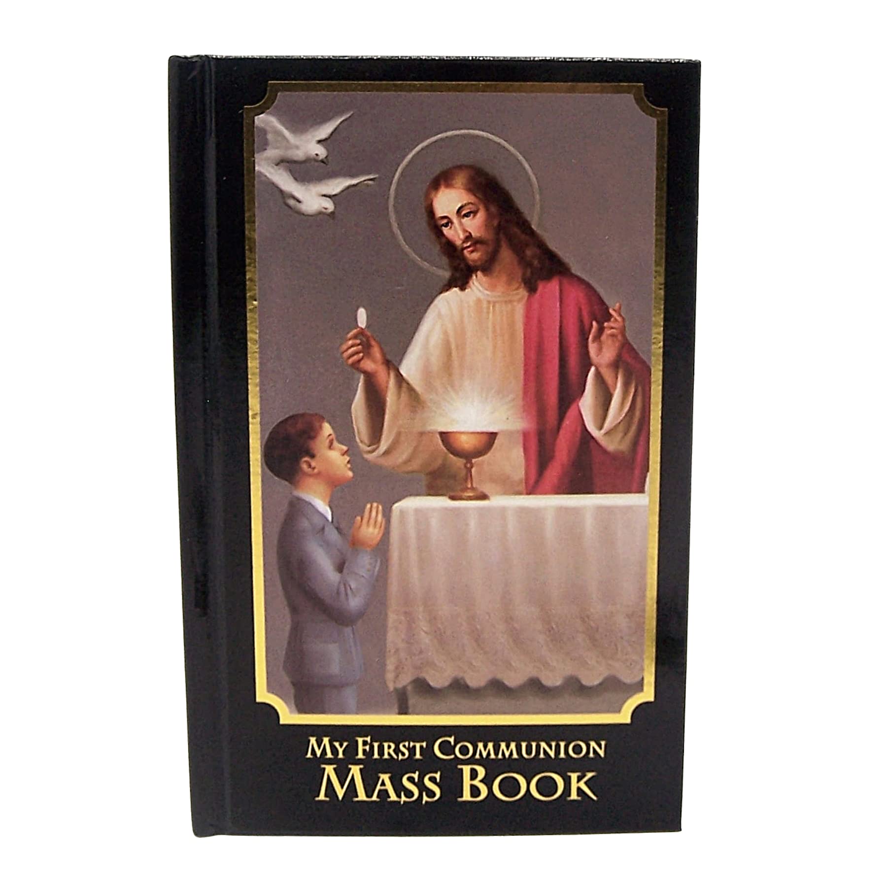 Snapklik.com : Wowser Boys First Communion Black Mass Book