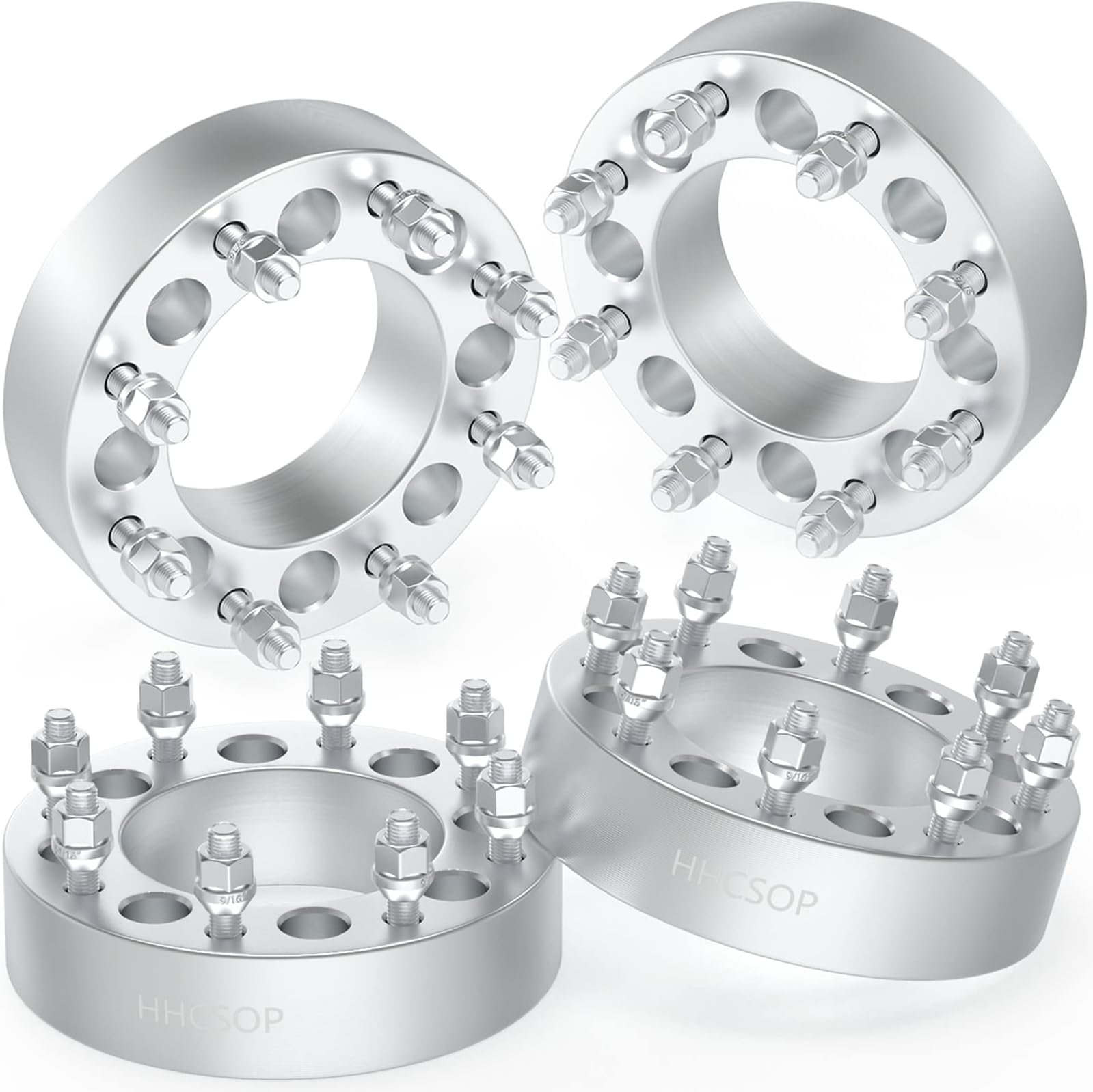 Amazon.com: ECCPP 4PCS 8x6.5 to 8x170 Wheel Adapters Lug Centric 1.5" 8 ...