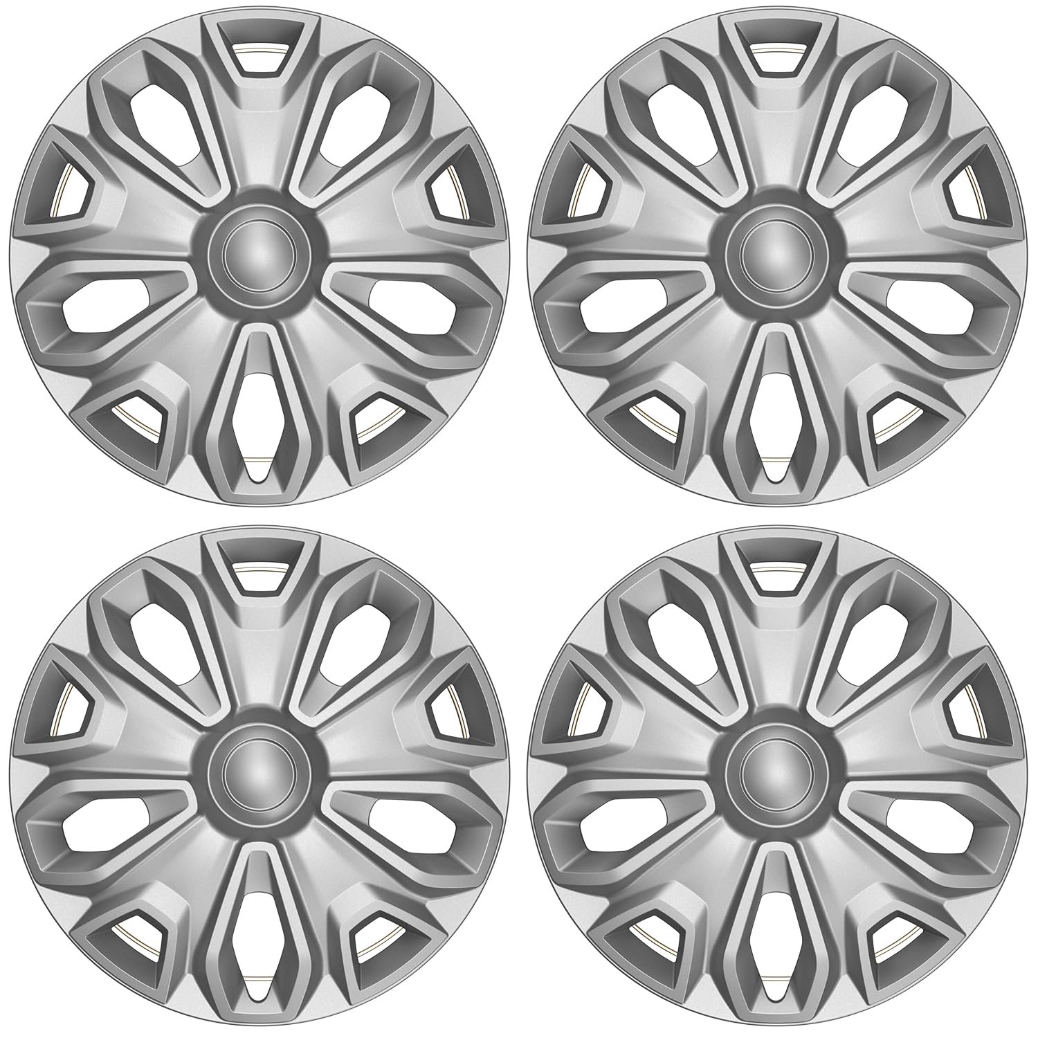 Amazon.com: AutoBeeDen 4-Pack Hubcaps Wheel Covers Compatible with Ford ...
