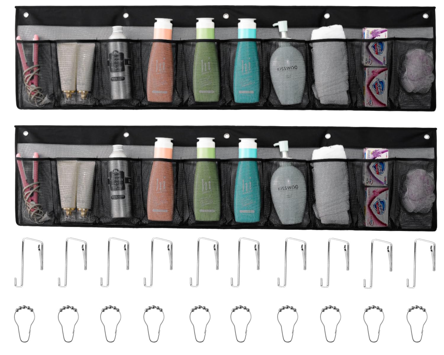 Amazon.com: ALYER 2 Pack RV Mesh Shoe Storage Pouches,Hanging Wide ...