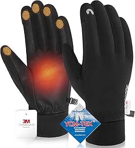 Amazon.com : RIGWARL -10℉ 3M Completely Waterproof Gloves for Cold Weather, Winter Gloves 7 ...