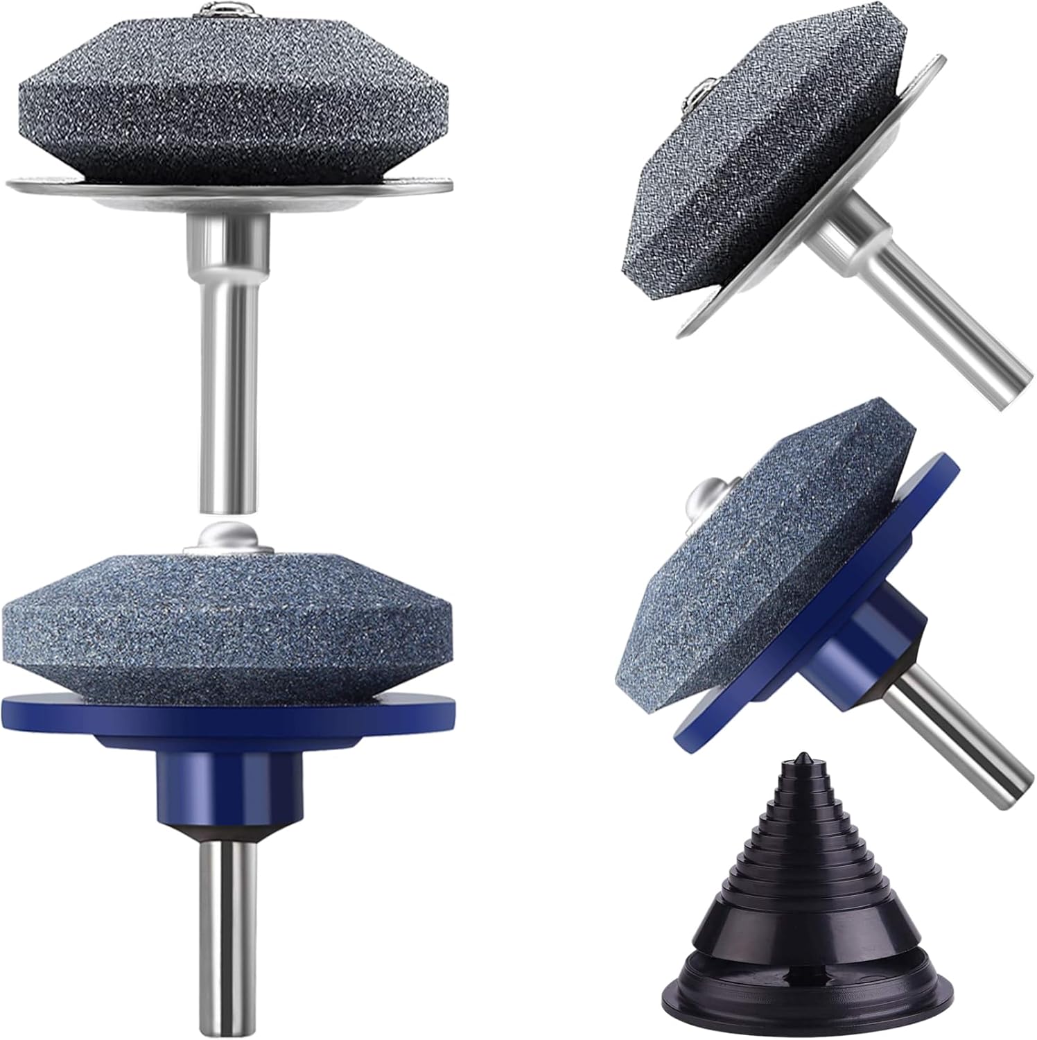 Amazon.com : Lawn Mower Blade Sharpener, 4 Pack Mower Blade Sharpener ...