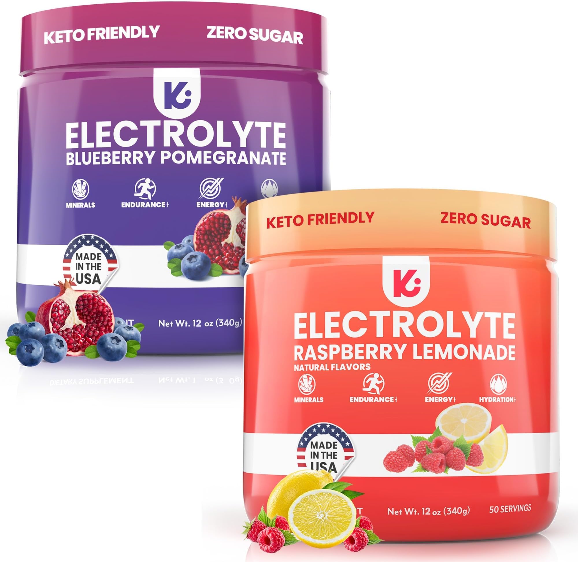 Amazon.com: Keppi Keto Electrolytes Powder Bundle No Sugar - Zero Carbs ...