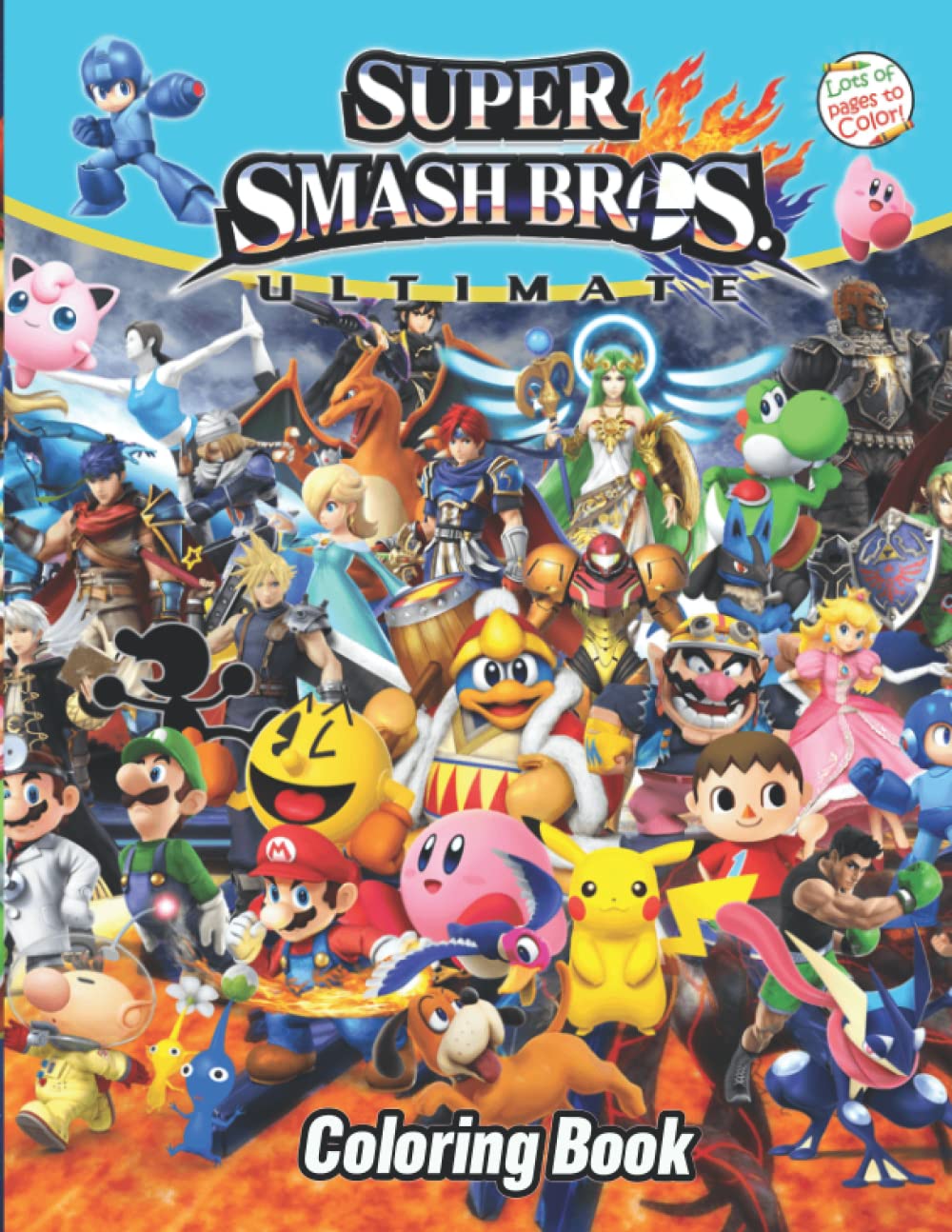 Buy Súper Smásh Brọs Ultịmate Coloring Book: 50 One Sided Coloring ...