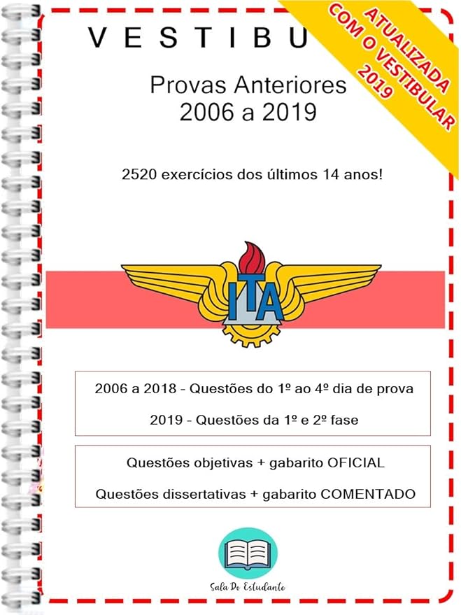 ITA Vestibular Provas Anteriores 2006 a 2019 + Gabarito | Amazon.com.br