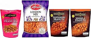 Shalimar Spicy Nut; Tandoori, Masala and Thai Sweet Chilli 150g Each ...