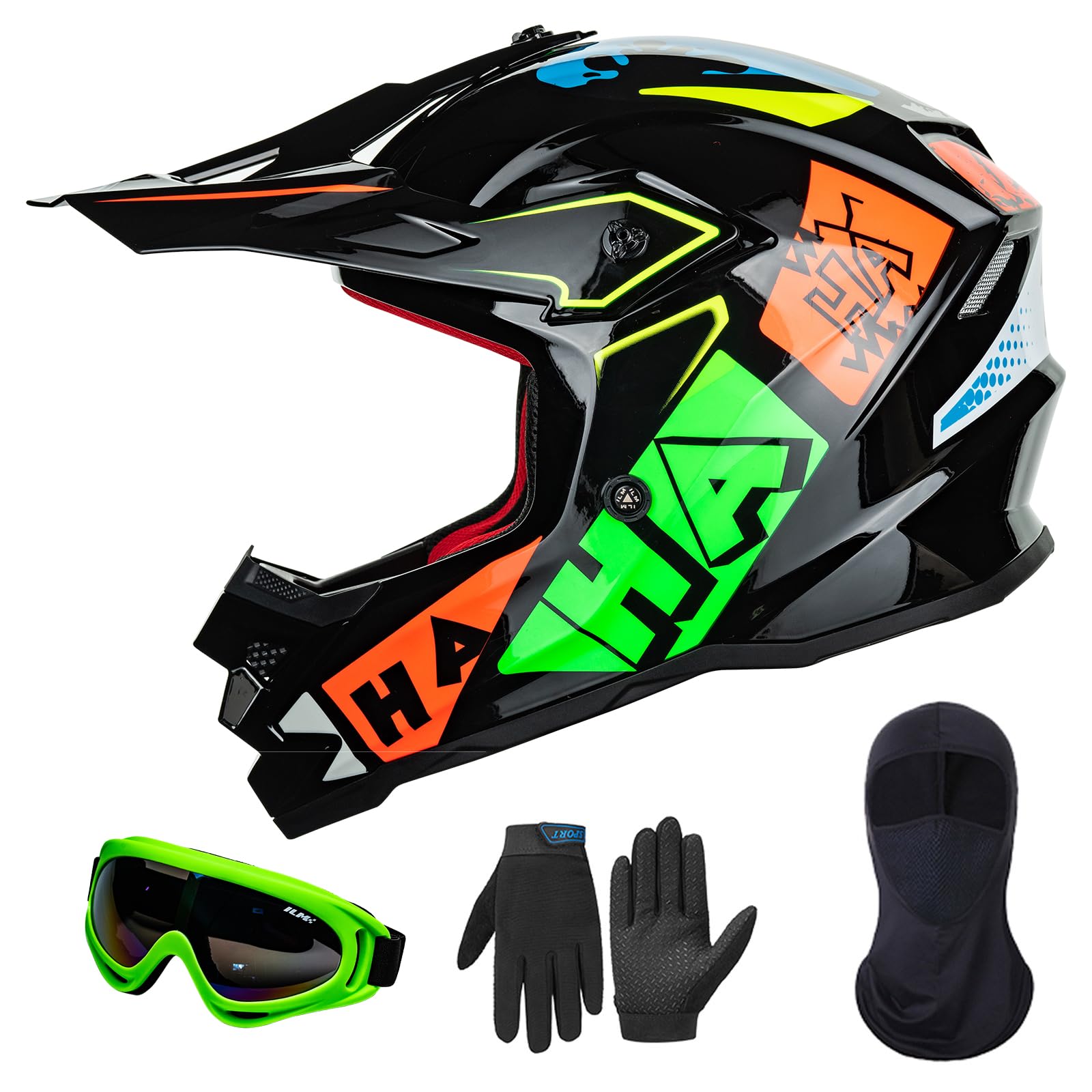 Snapklik.com : ILM Youth ATV Helmet Kids Dirt Bike Motocross BMX Off ...