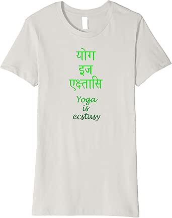 Amazon.com: Women's Yoga is ecstasy : Clothing, Shoes & Jewelry