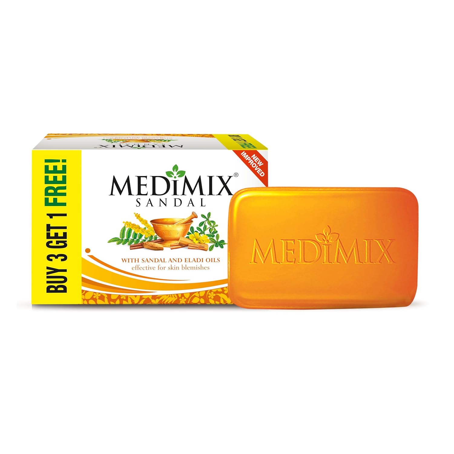 Buy Medimix Sandal Ayurvedic Traditionally Made Bathing Bar Soap 125g ...