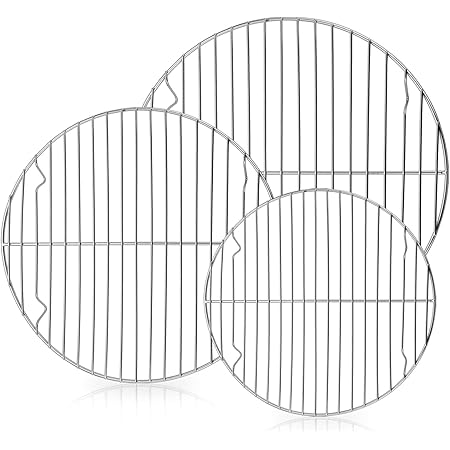 Amazon.com: TeamFar Round Cooling Rack Set of 2, 7½ Inch Round Rack ...