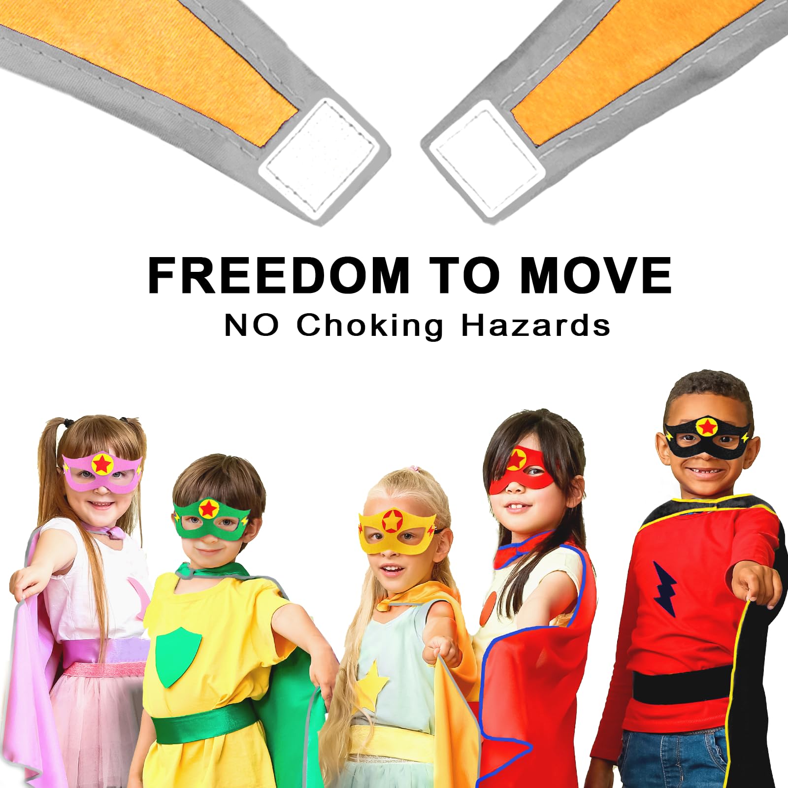 Snapklik.com : Superhero-Capes For Kids Bulk 20 Pack Superhero Party ...