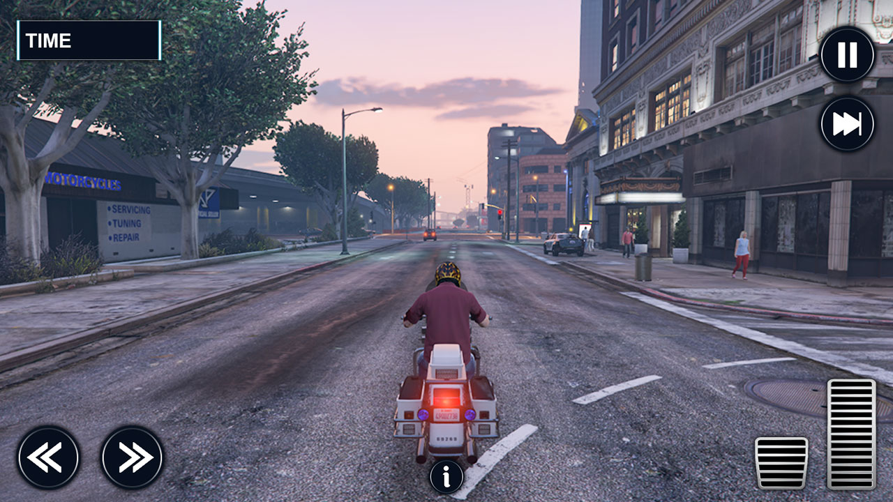 Real Open World Police Bike Simulator 3D: Extreme Bike Racing Robber ...