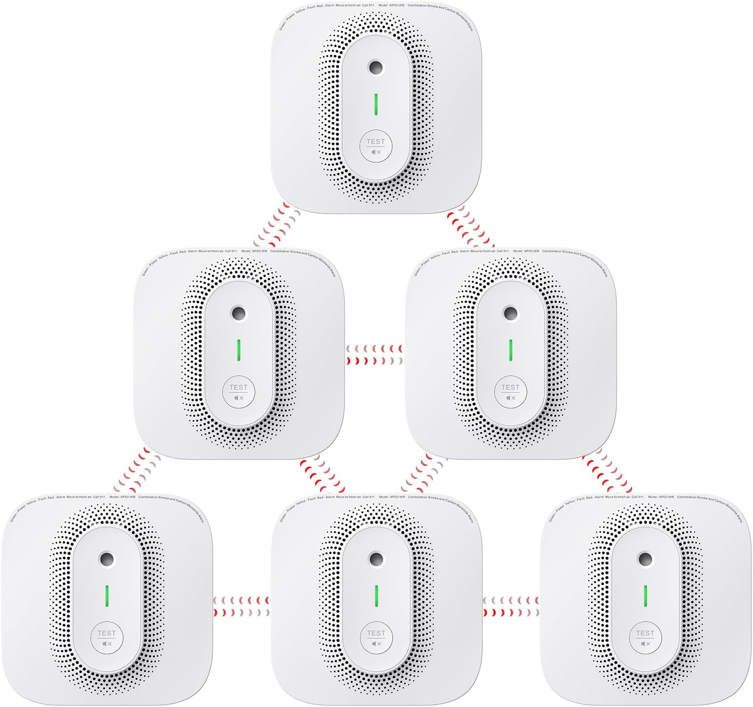 X-Sense Smart Smoke Detector XS01-WX (3-Pack) and Smart Combination ...