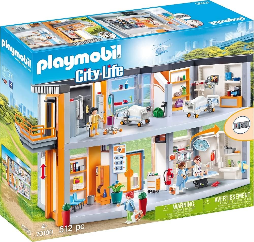 Playmobil Large Hospital, Building & Construction Toys - Amazon Canada
