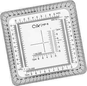 Amazon.com : MYCENSE Pocket Grid Easy to Use Accurate for Utm, USNG ...