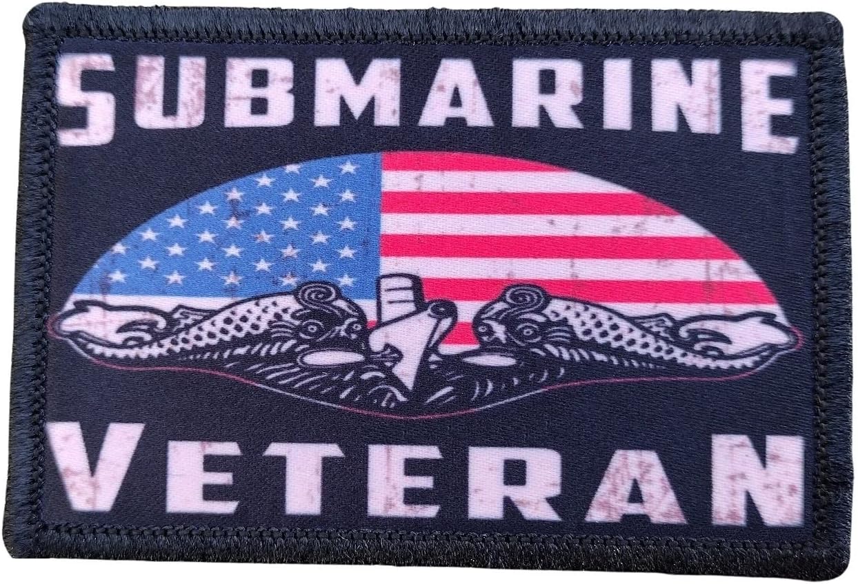 Amazon.com: Submarine Veteran Morale Patch Removable Hook and Loop for ...