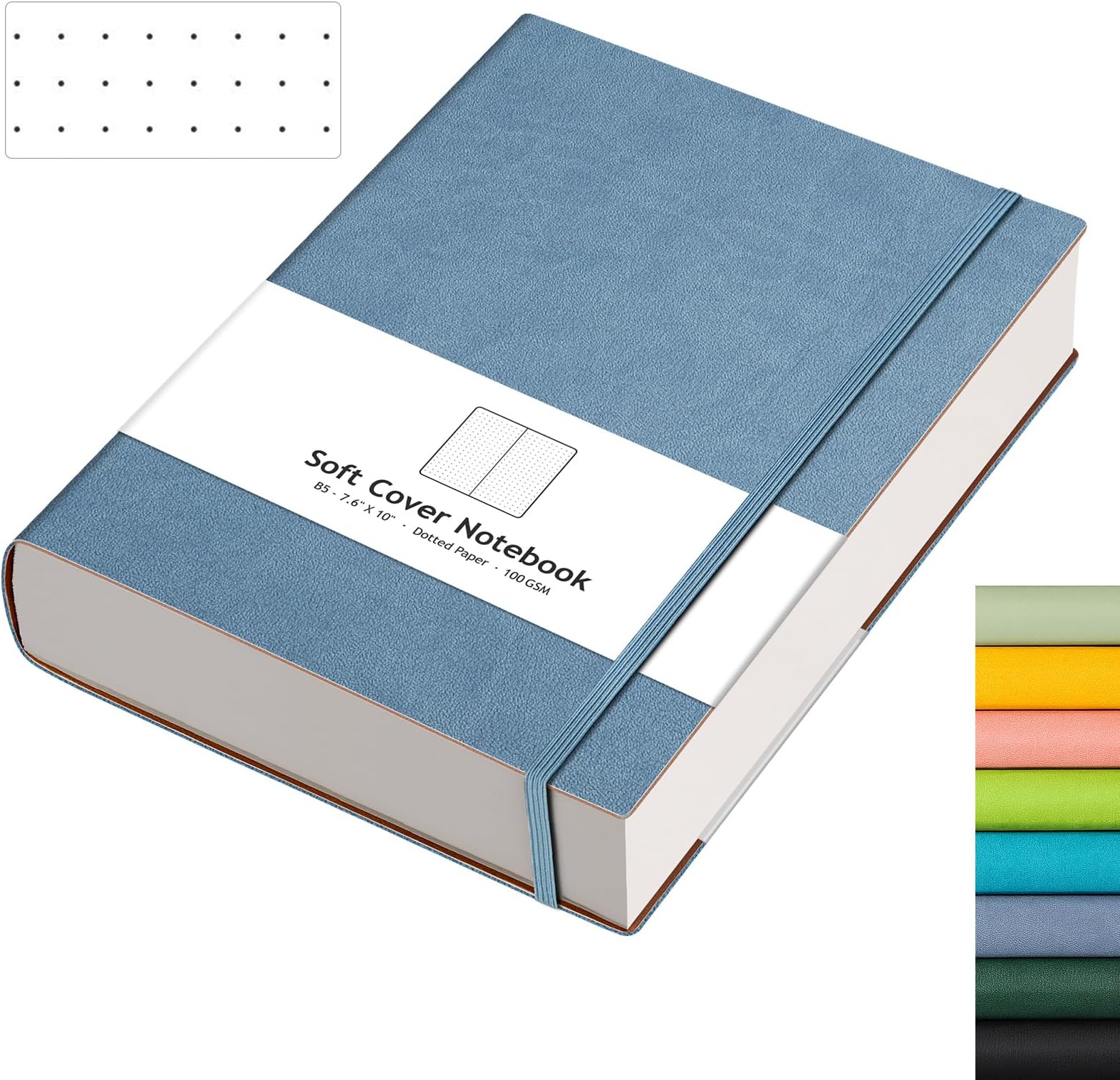 Amazon.com : AHGXG Bullet Dotted Journal - 320 Pages Dot Grid Notebook ...