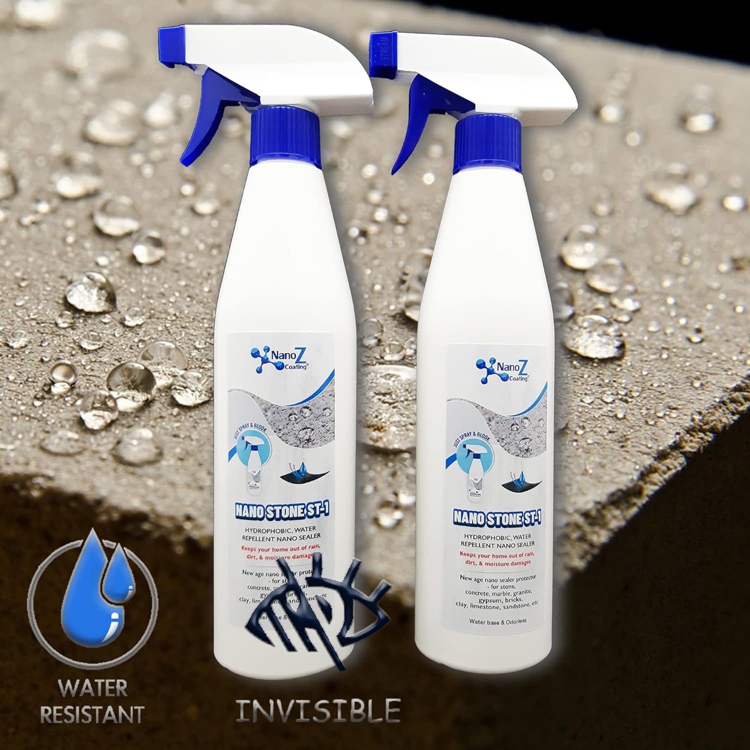 Snapklik.com : Nano Stone Sealer, Eco-Friendly Invisible Hydrophobic Water Repellent Coating For ...