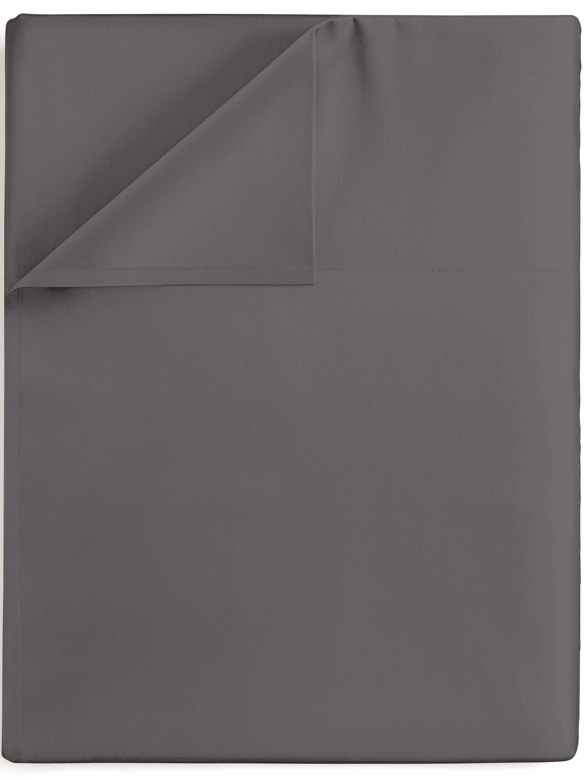 Amazon.com: Cal King Size Flat Bed Sheet - Hotel Luxury Single Flat ...