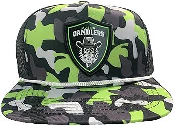 Austin Gamblers Trucker Snapback Hat - Official PBR Merchandise - Camo ...