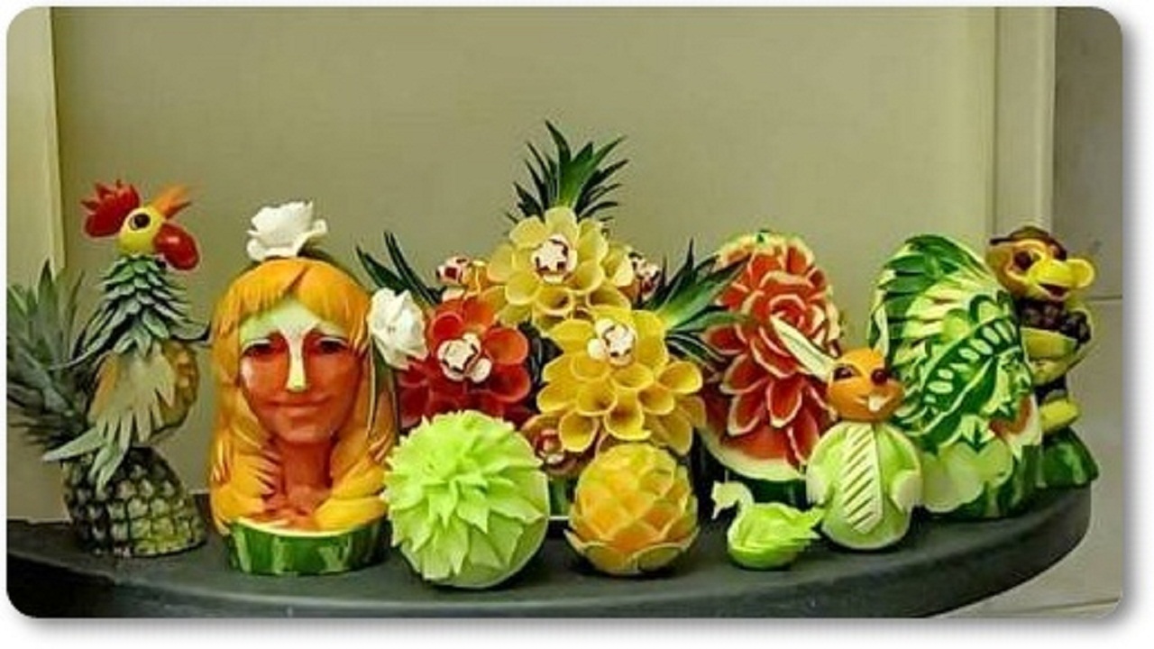 Fruits And Vegetables Carving Vietnamese Fruit And Vegetable Carving
