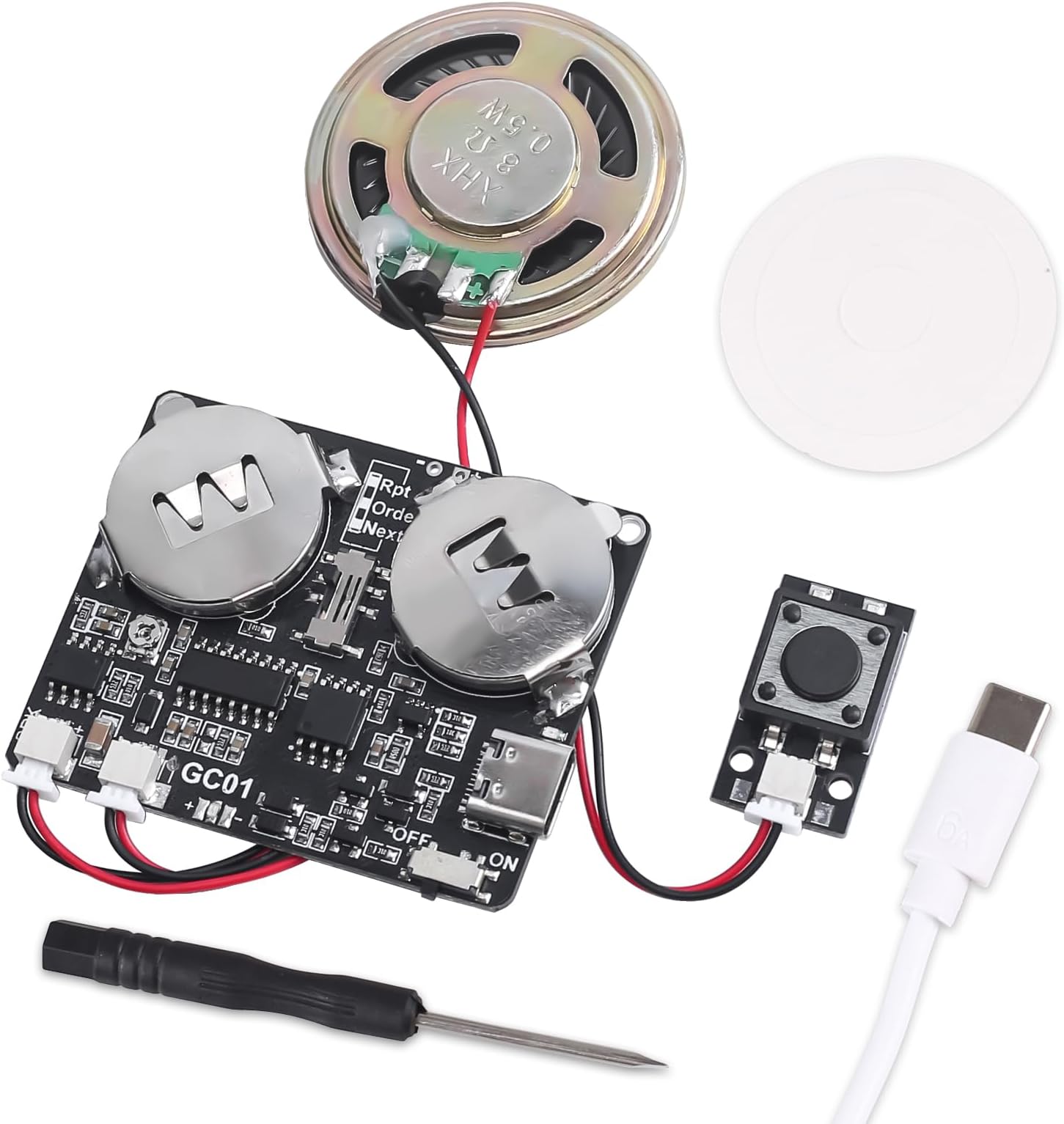 Amazon.com: Sound Module, JRGKJCP 16MB Push Button, Magnetron,Light ...