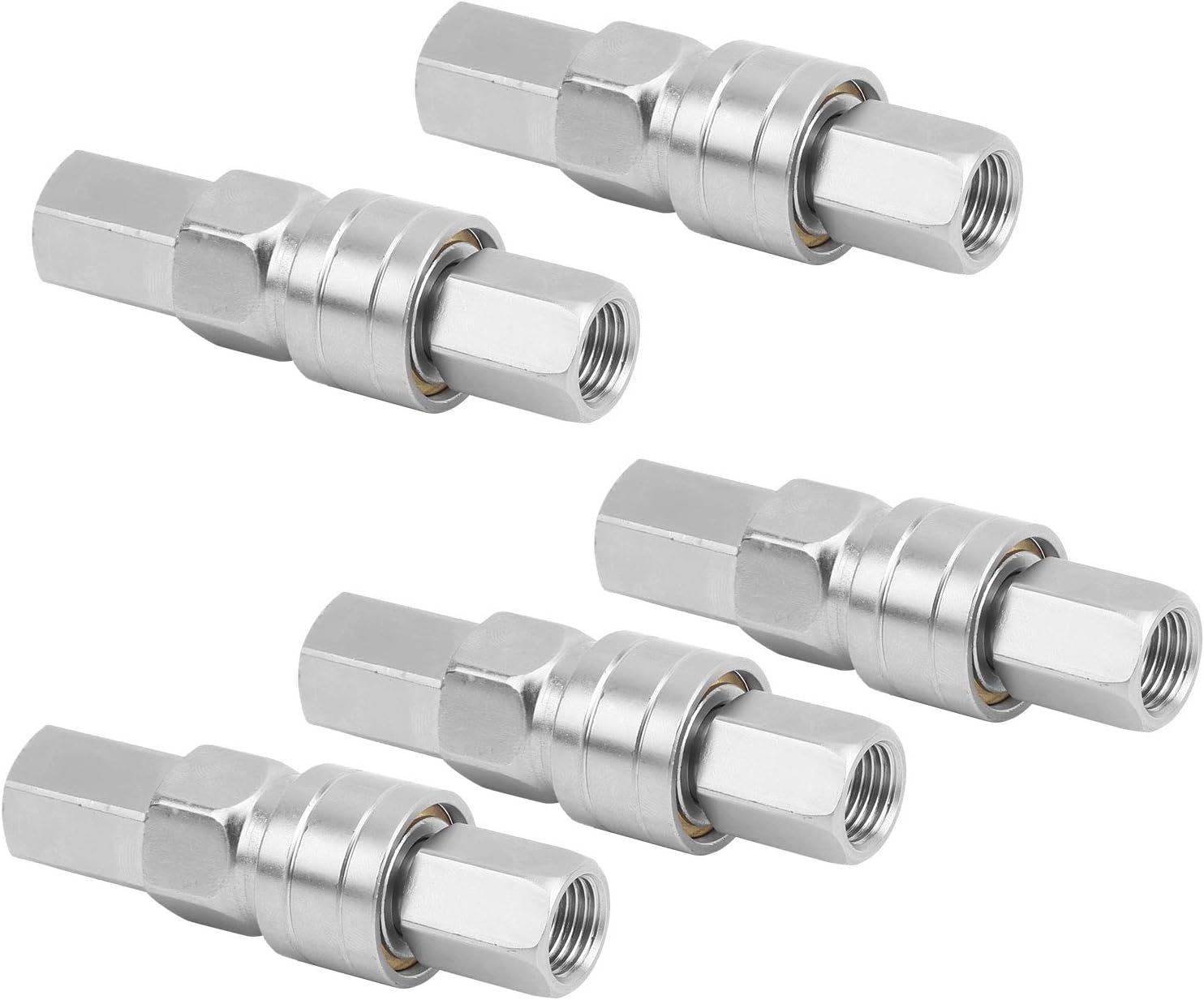 Air Quick Connector, 1 Set Air Plug Kit Carbon steel Quick Connect Air ...