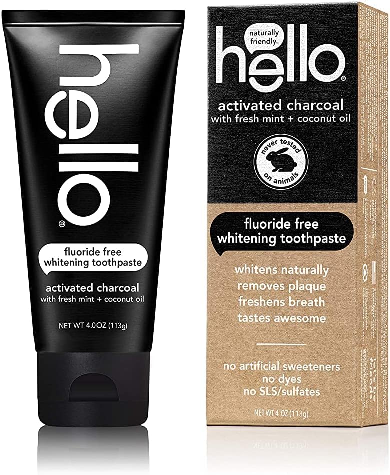 Amazon.com : Hello Activated Charcoal Epic Teeth Whitening Fluoride ...