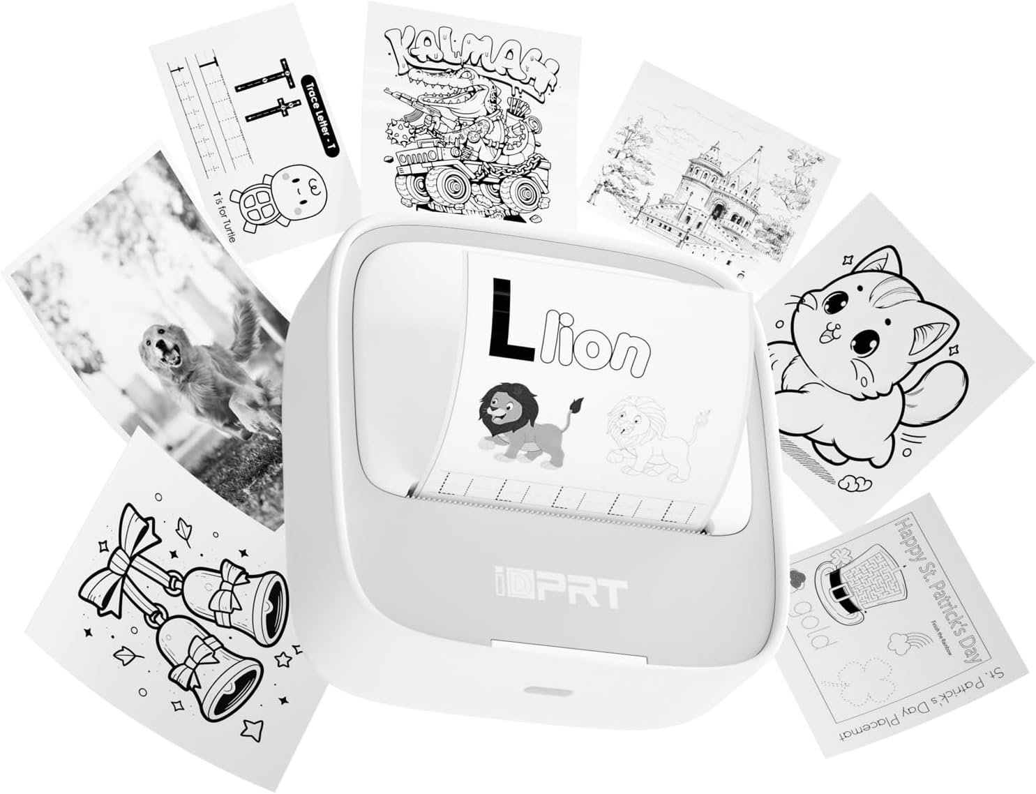 Amazon.com : Memolife M02L Mini Printer Sticker Maker - Inkless Printer ...