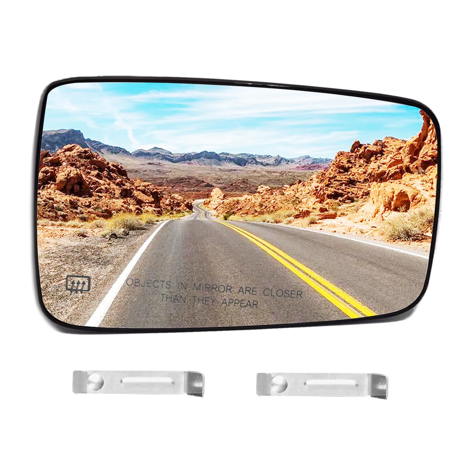 Passenger Right Side Heated Mirror Glass Compatible with 2009 2010 2011 ...
