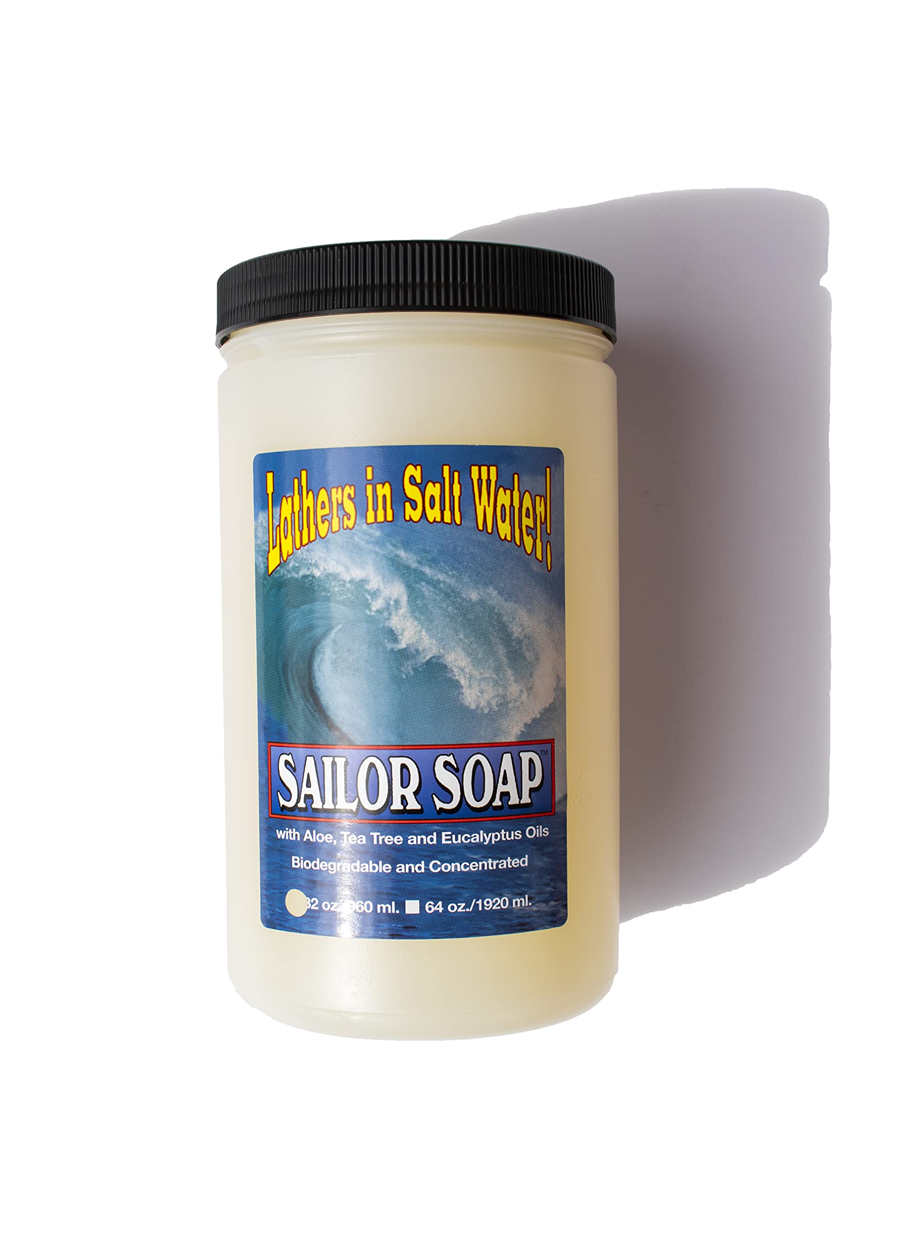 Amazon.com : Sailor Soap (32oz) - Lathers in Fresh & Salt Water/Multi ...