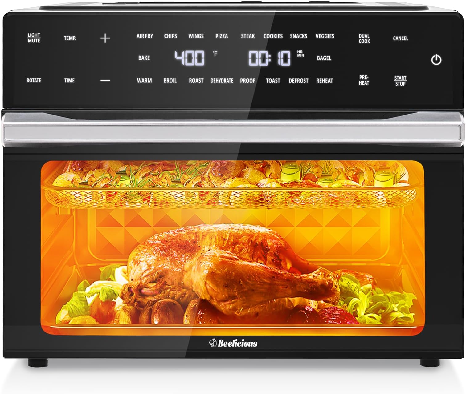 Amazon.com: VAL CUCINA Infrared Heating Air Fryer Toaster Oven, Extra ...
