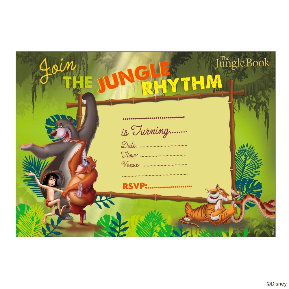 Jungle Book Invitations