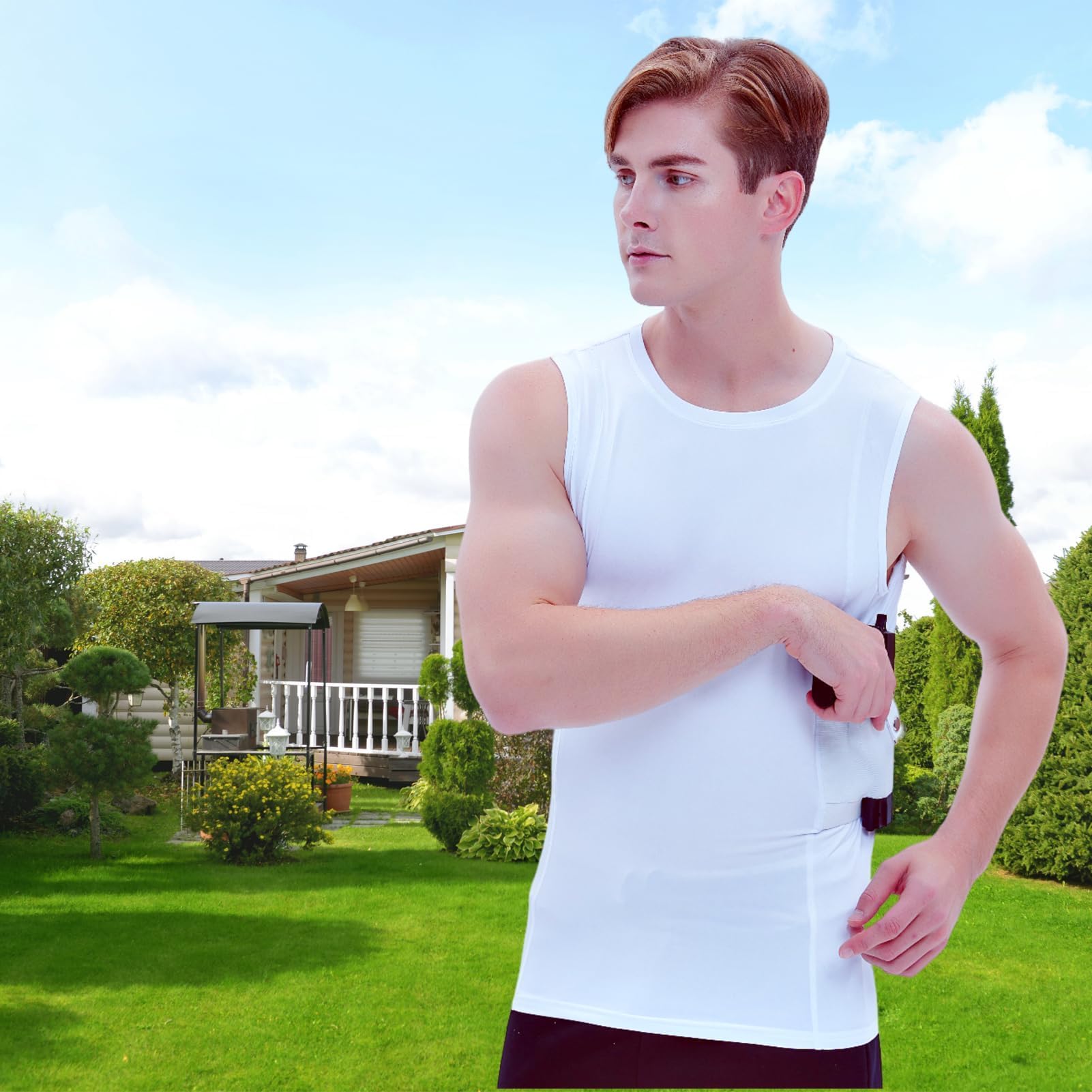 Snapklik.com : LIBOSHENG Holster Tank Top Underarm Concealed Carry ...