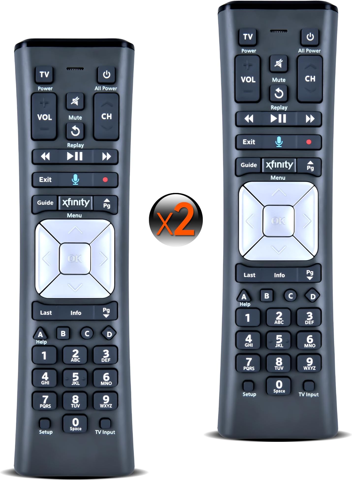 Amazon.com: Generic (2 Pack) XR15 Replacement Remote Control for ...