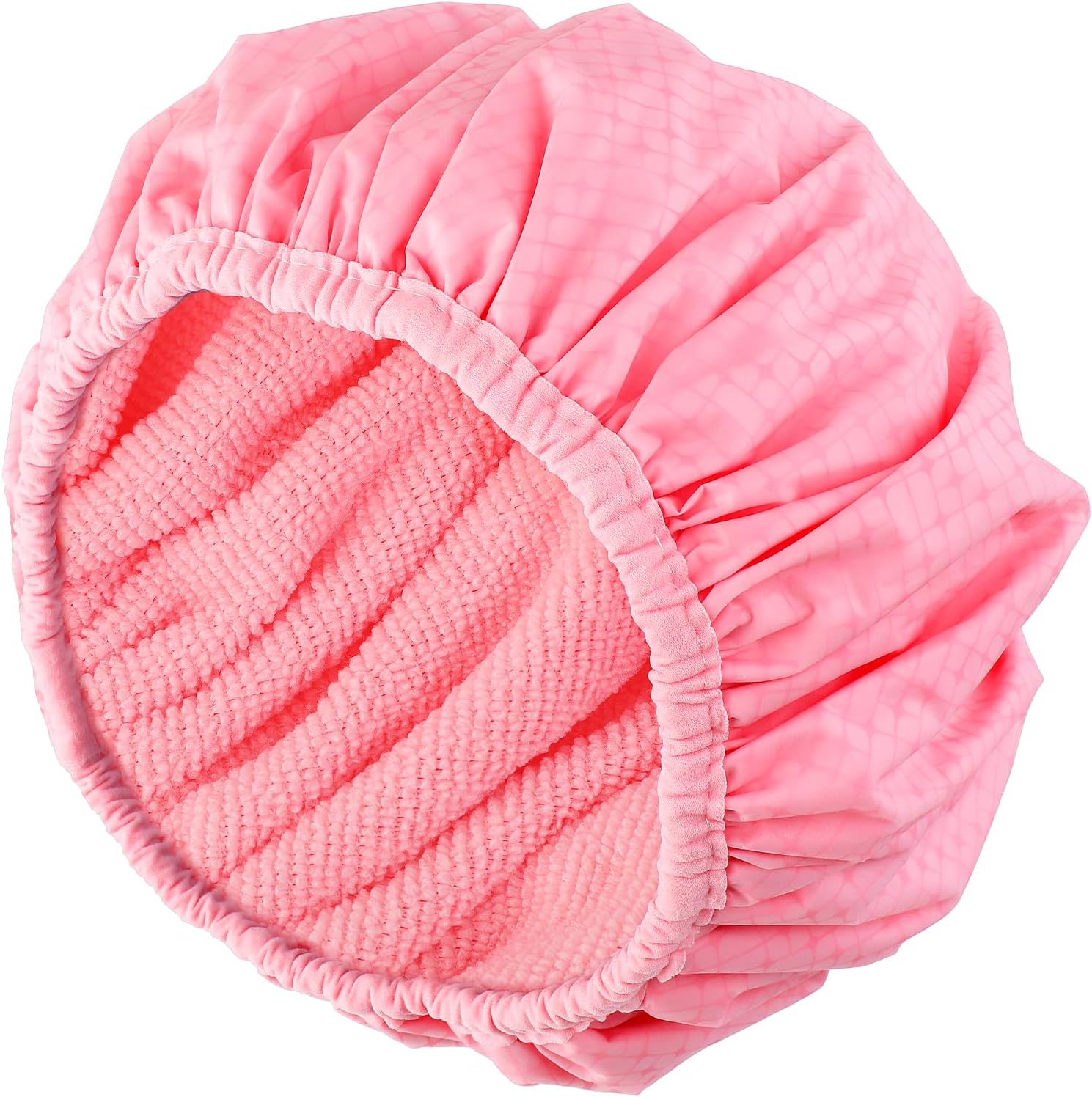 Amazon.com : Reusable Shower Cap for Women, Large Waterproof Shower ...