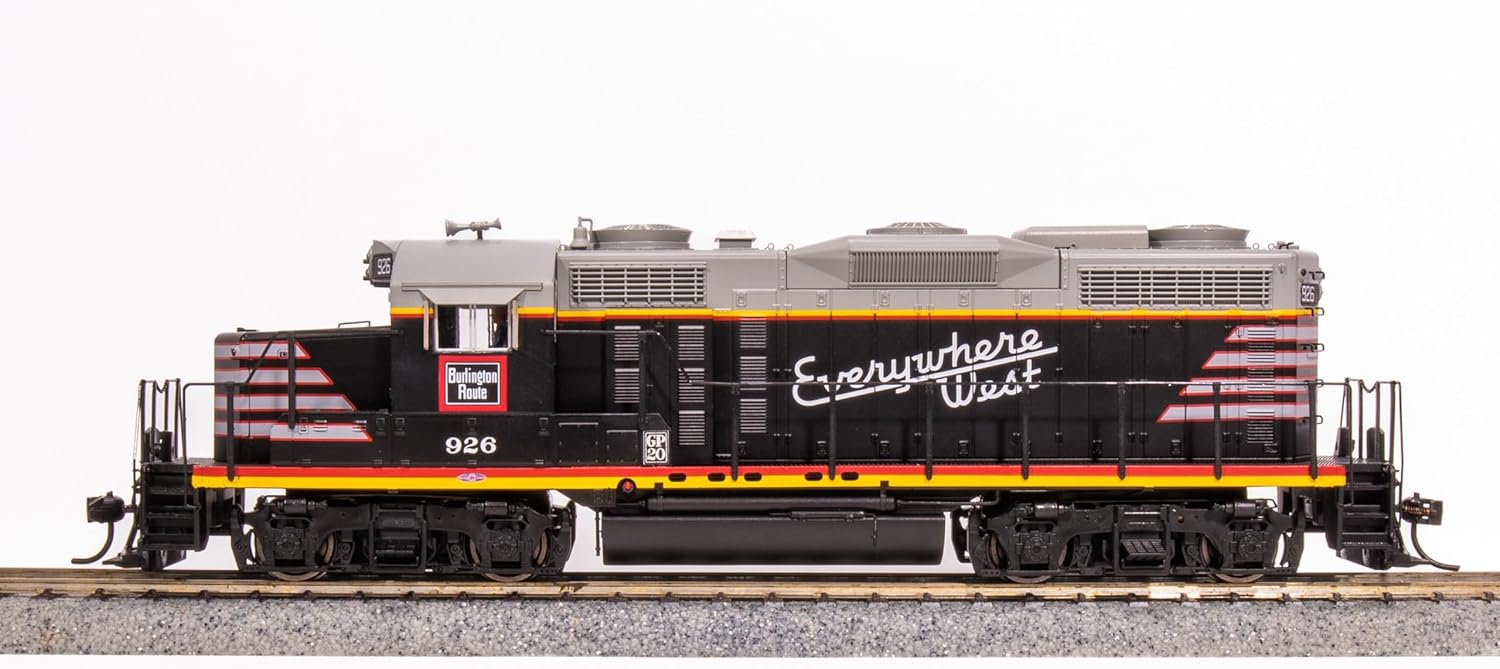 Amazon.com: Broadway Limited 7474 EMD GP20, CBQ 926, Blackbird Scheme, Paragon4 Sound/DC/DCC, HO ...