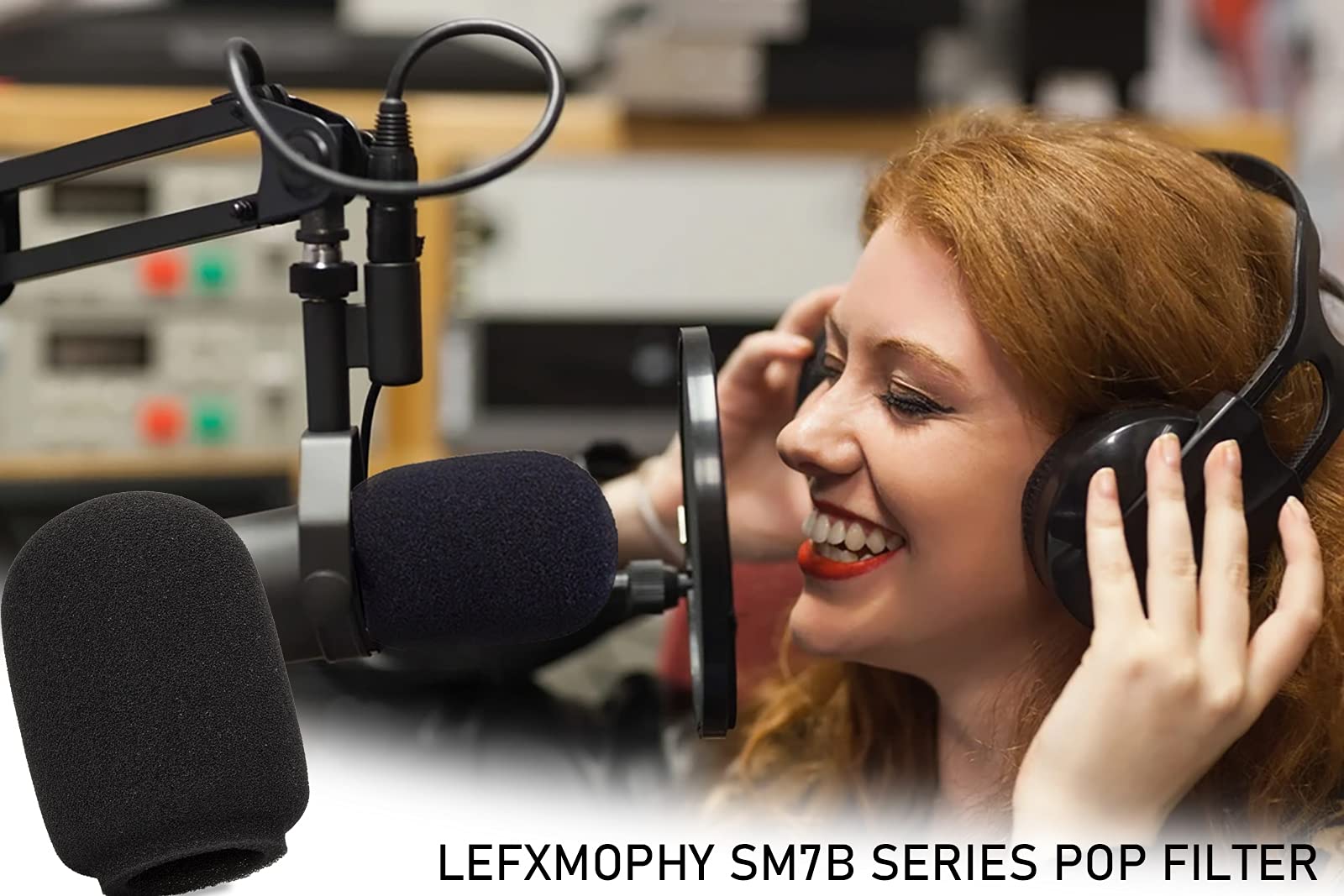 Snapklik.com : SM7B Windscreen, Microphone Foam, Mic Pop Filter ...