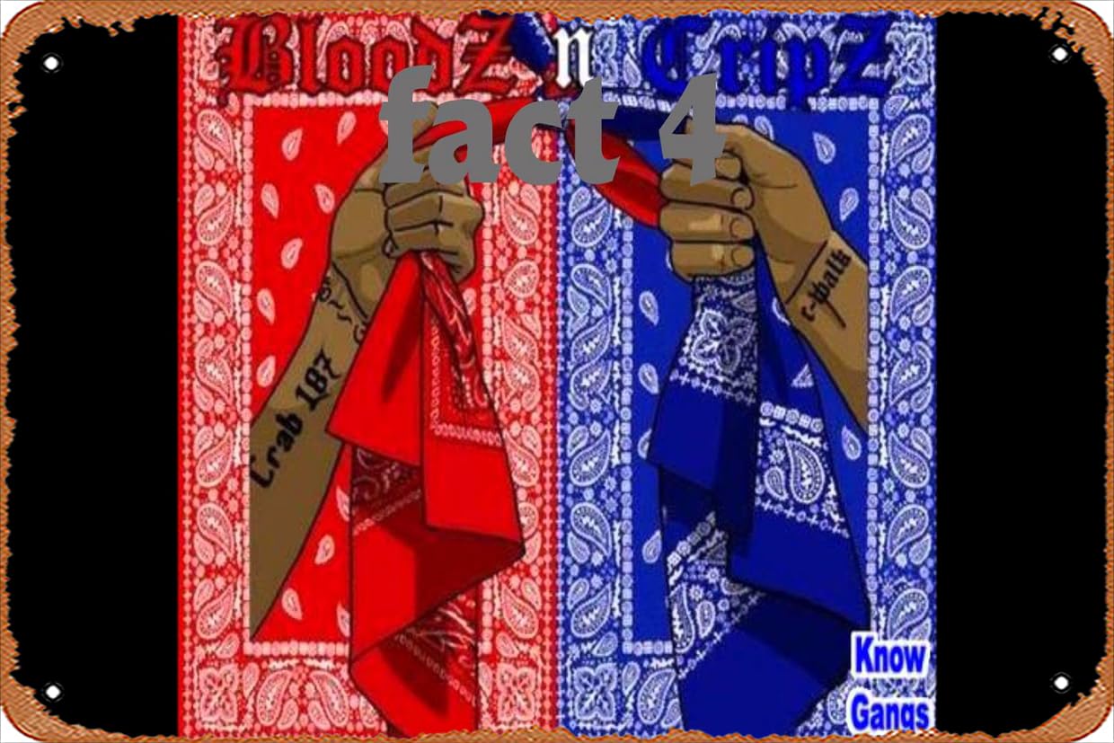 Crips Vs Bloods Signs