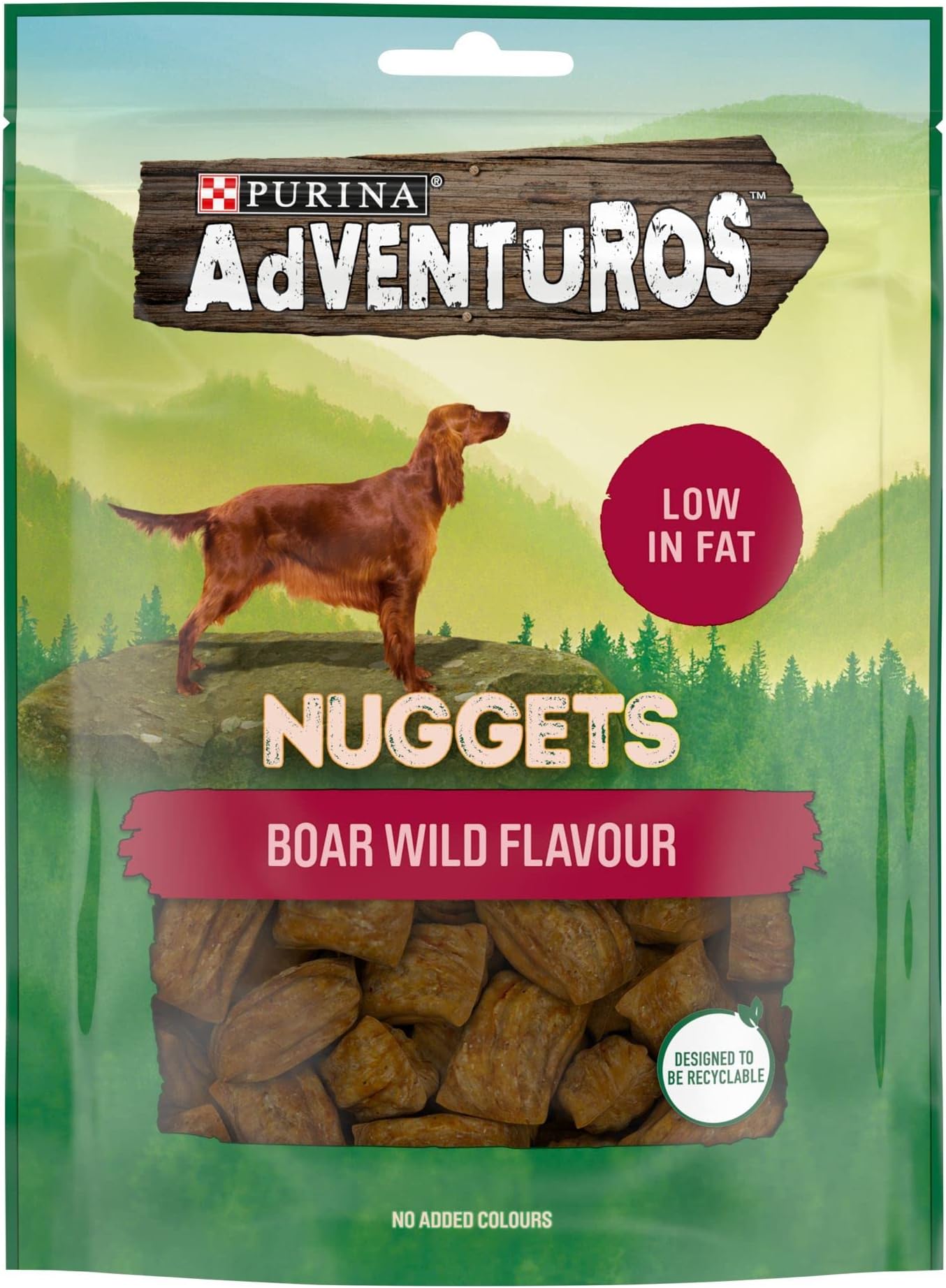 Adventuros Nuggets Dog Treats Boar Flavour 90g, Pack of 6 : Amazon.co ...