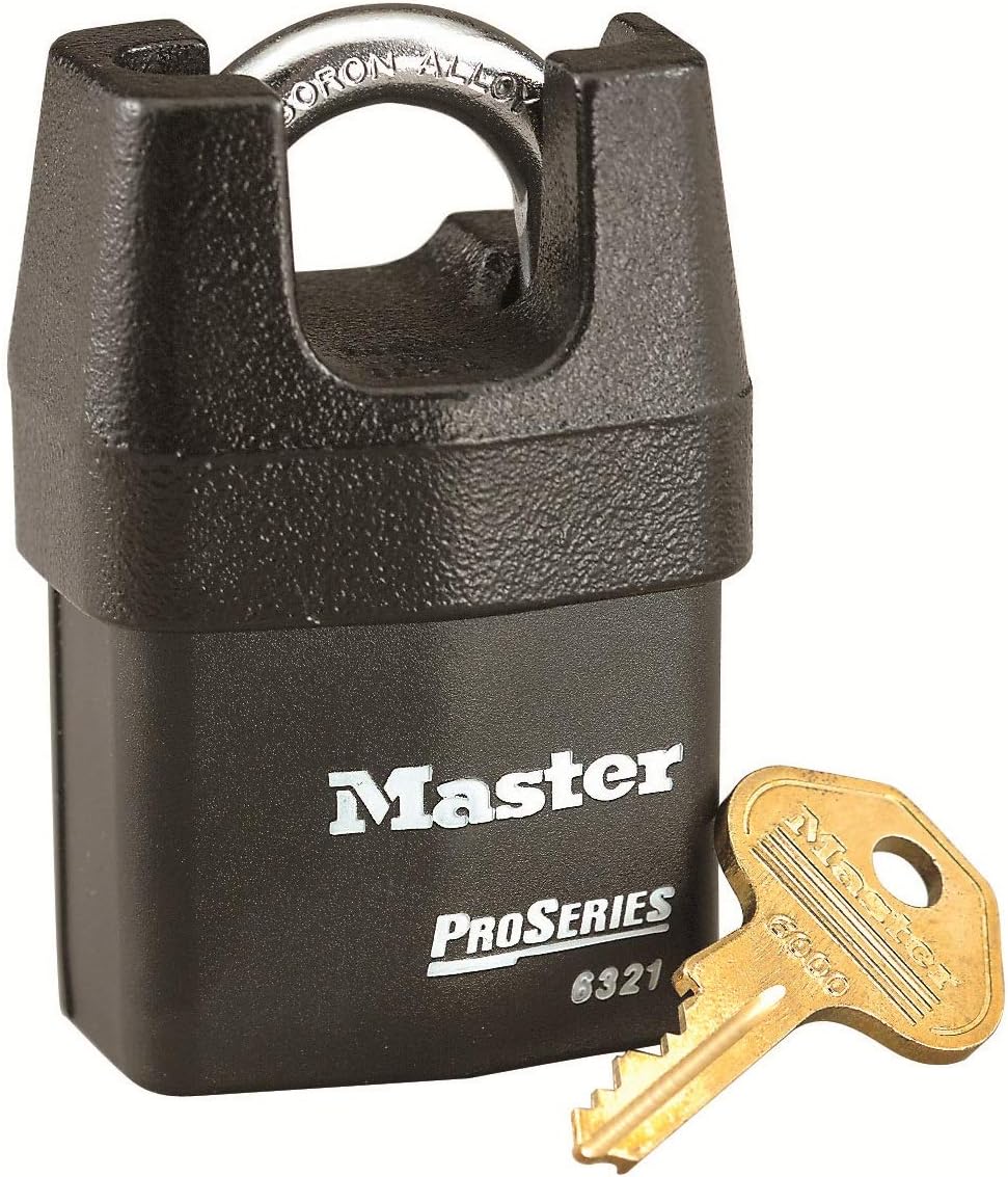 MASTER LOCK Heavy Duty Disc Padlock, Security Level 9/10, Outdoor ...