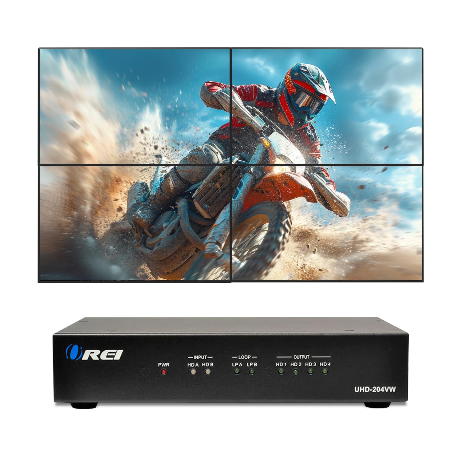 Orei 4k 4x4 Hdmi Matrix Switch And Video Wall Controller | Desertcart Kenya