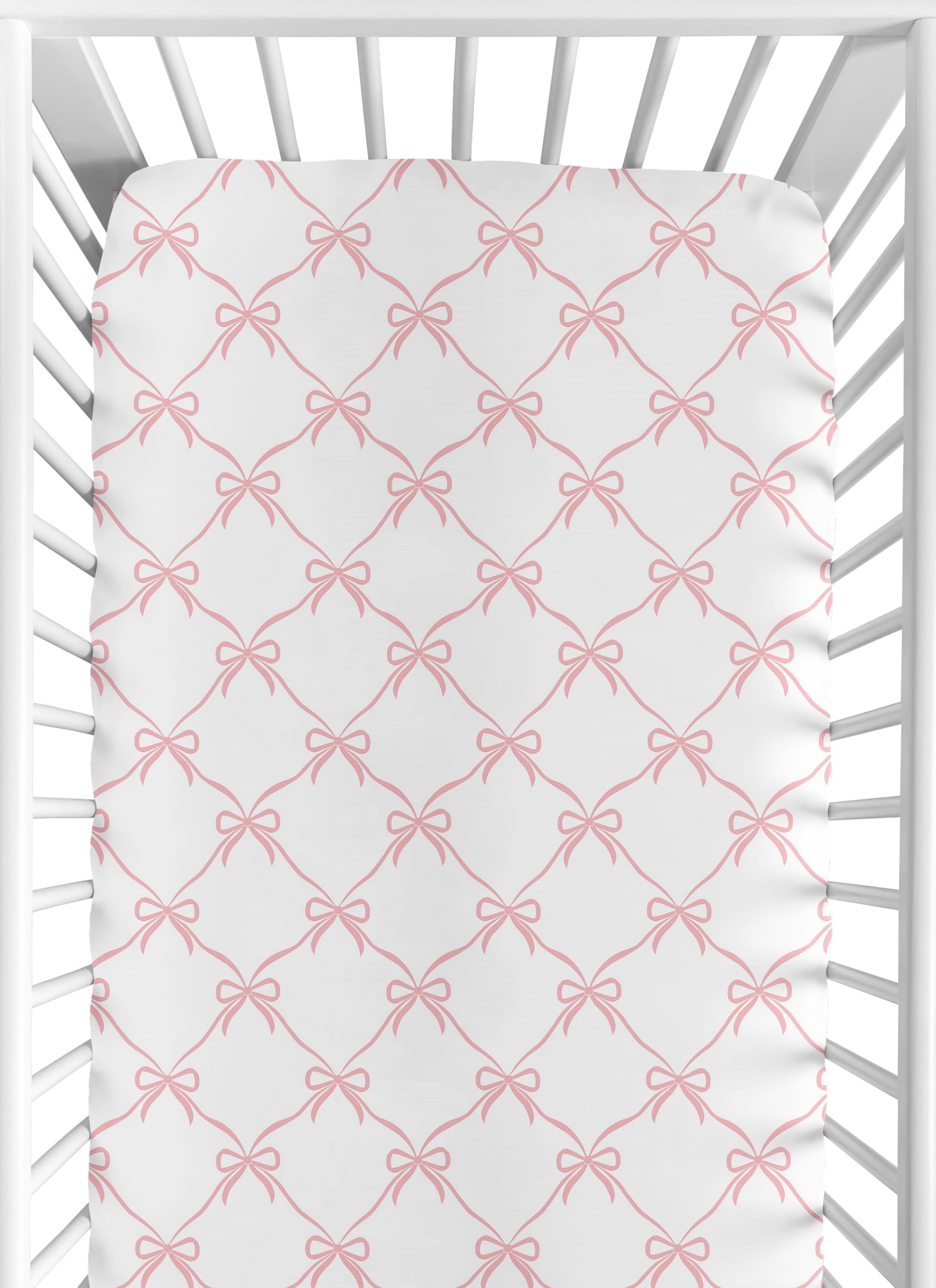 Amazon.com: Levtex Baby - Heritage Crib Fitted Sheet - Fits Standard ...
