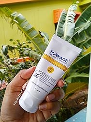 Sunkage Spf 50, 100% Physical Sunscreen For Sensitive Skin Type Natural ...